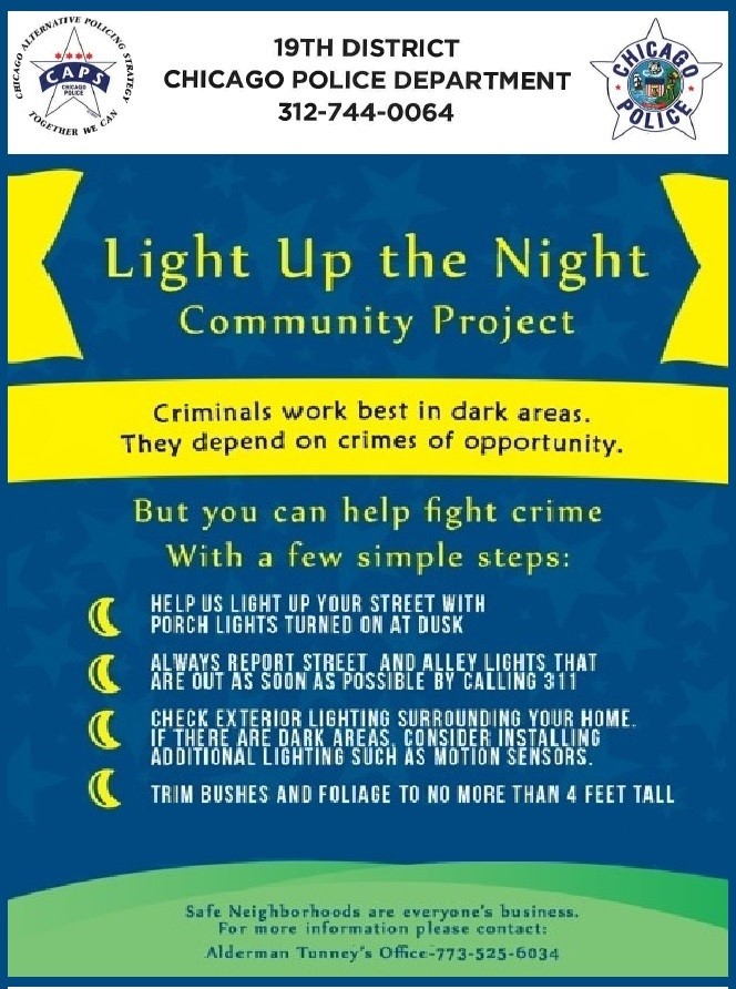 Chicago Police Department Light Up the Night Community Project – Buena ...